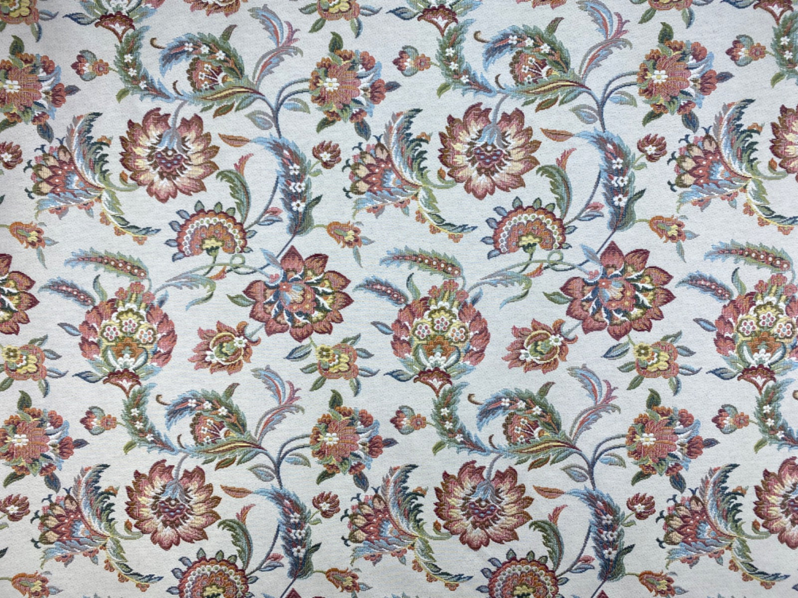 Jacobean Floral Tapestry T506| Textile Express | Buy Fabric Online