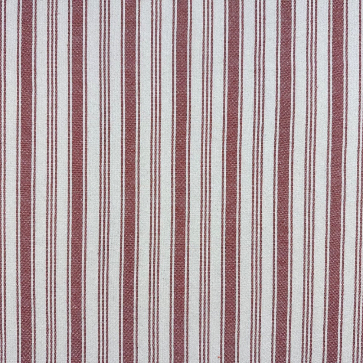 H364 Raphael Rustic Stripe Rust | Textile Express | Stripe Fabric
